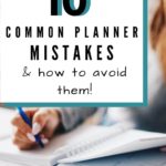 Top 10 Planner Mistakes and How to Avoid Them - Authentically Del