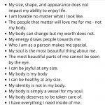 150 Positive Affirmations for Body Image - Authentically Del