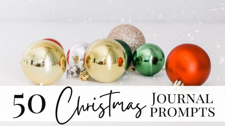 50 Christmas Journal Prompts for Adults - Authentically Del