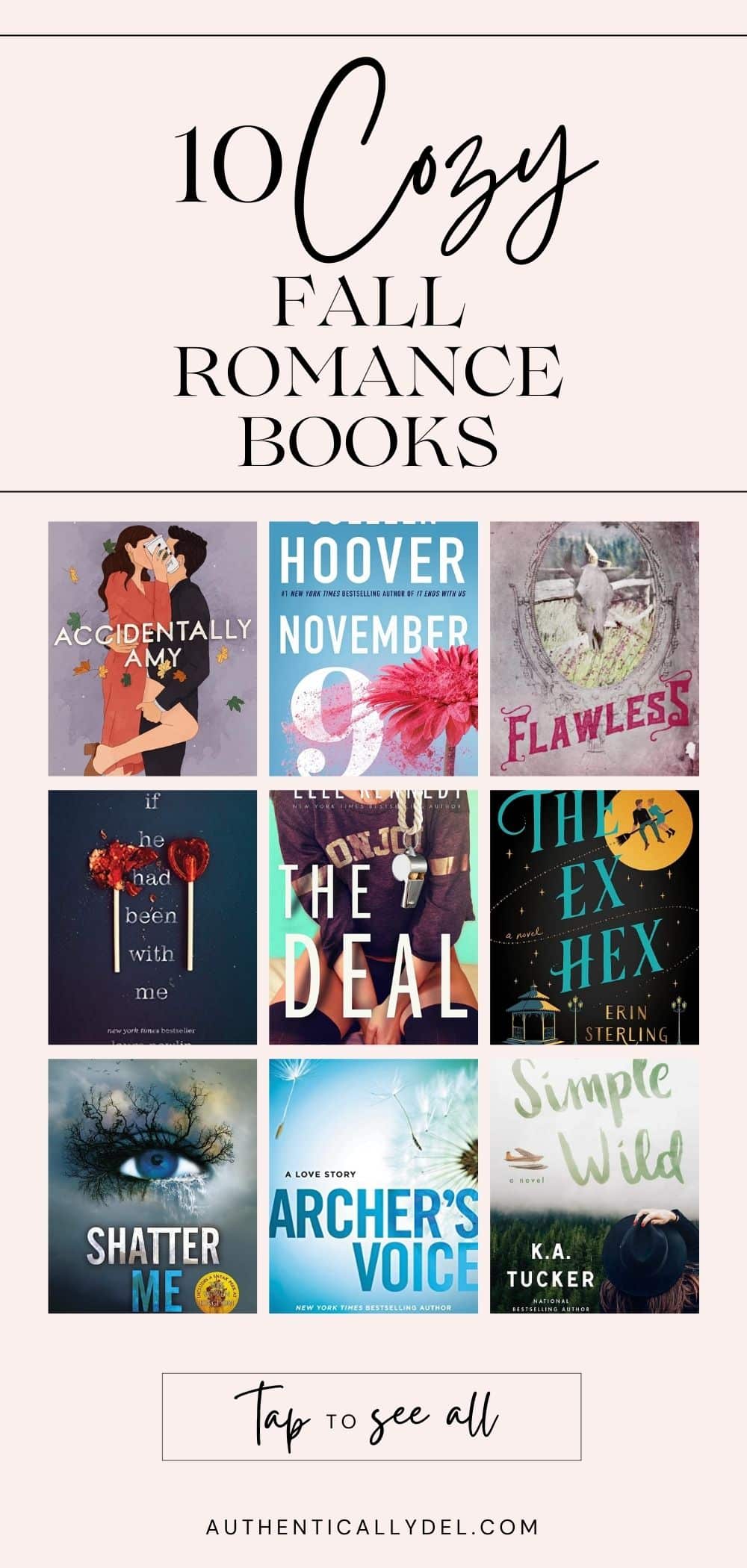 10 Cozy Autumn Romance Books to Fall in Love With - Authentically Del